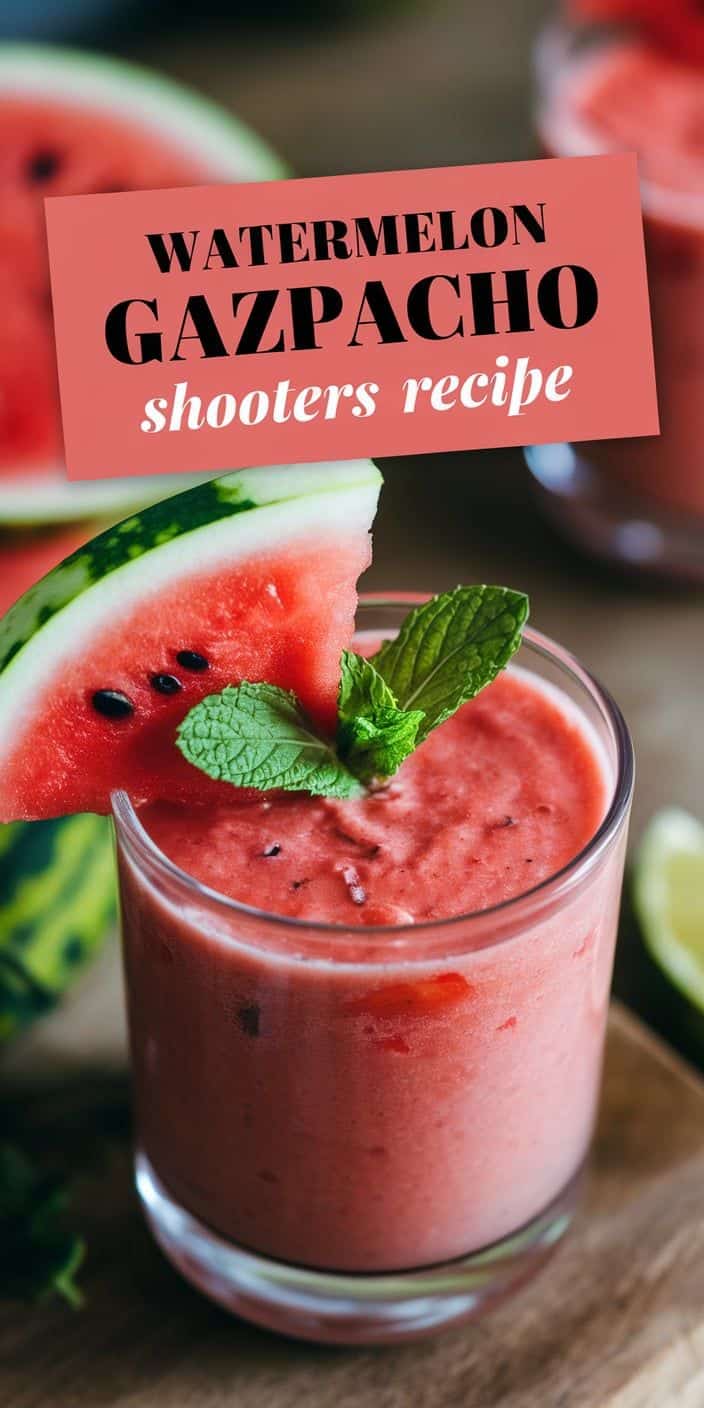 Watermelon Gazpacho Shooters Recipe