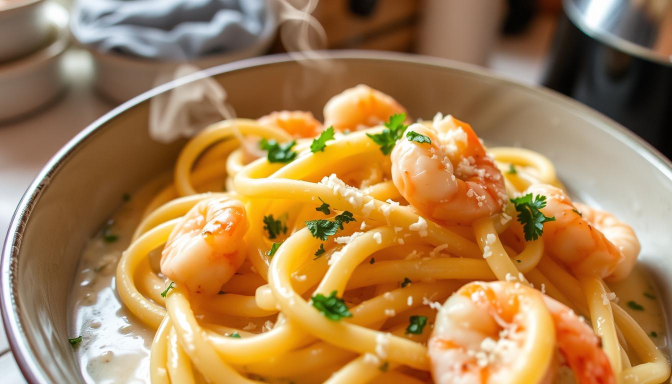 Shrimp Alfredo Pasta Recipe