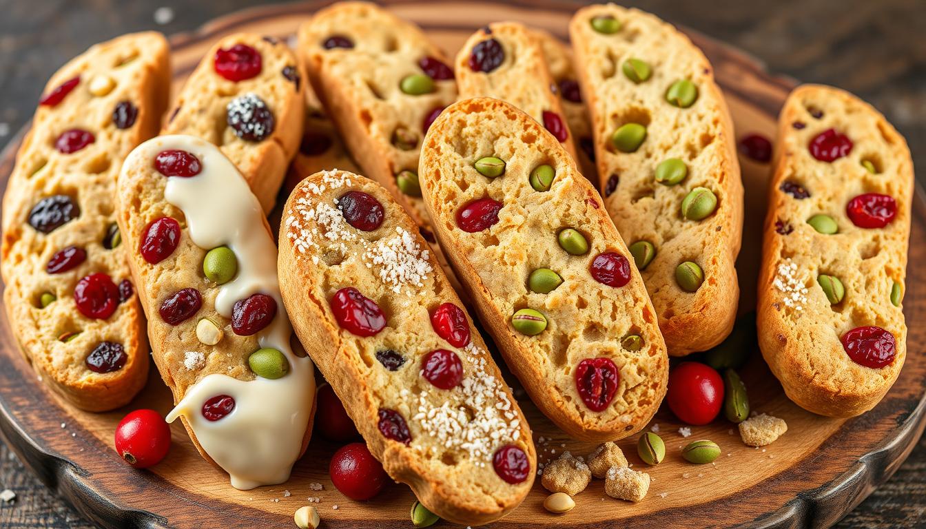 Cranberry Pistachio Biscotti