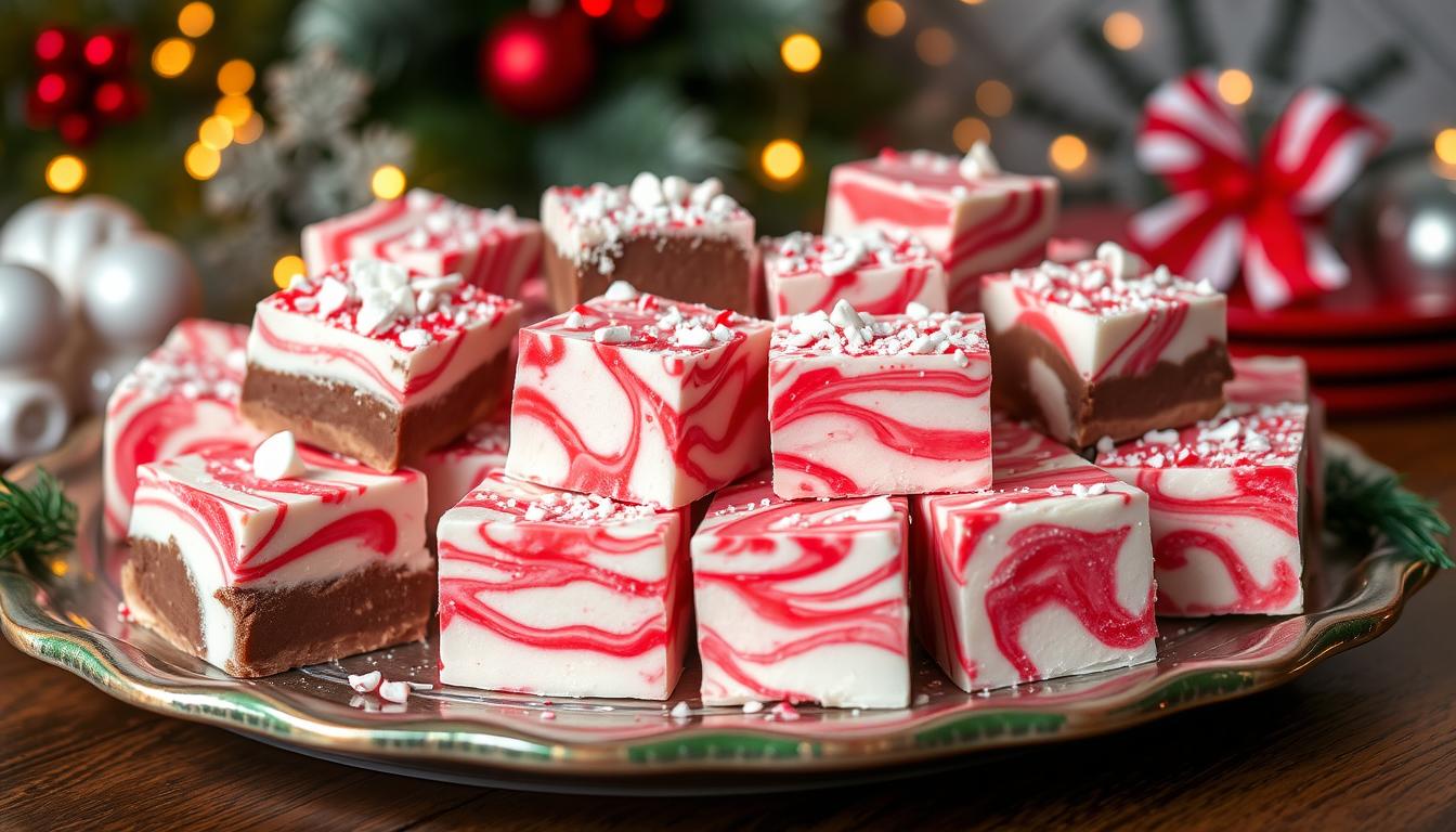 Candy Cane Fudge