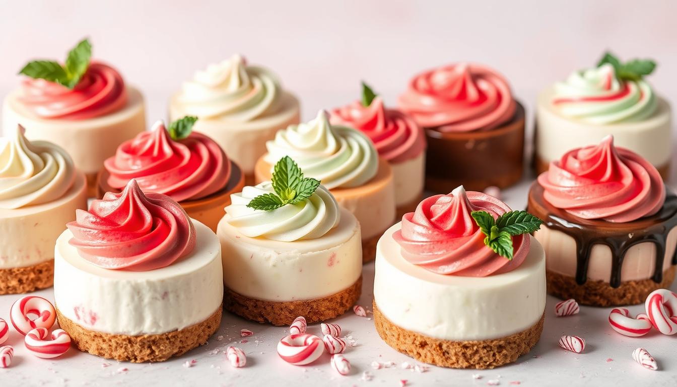 Peppermint Swirl Cheesecake