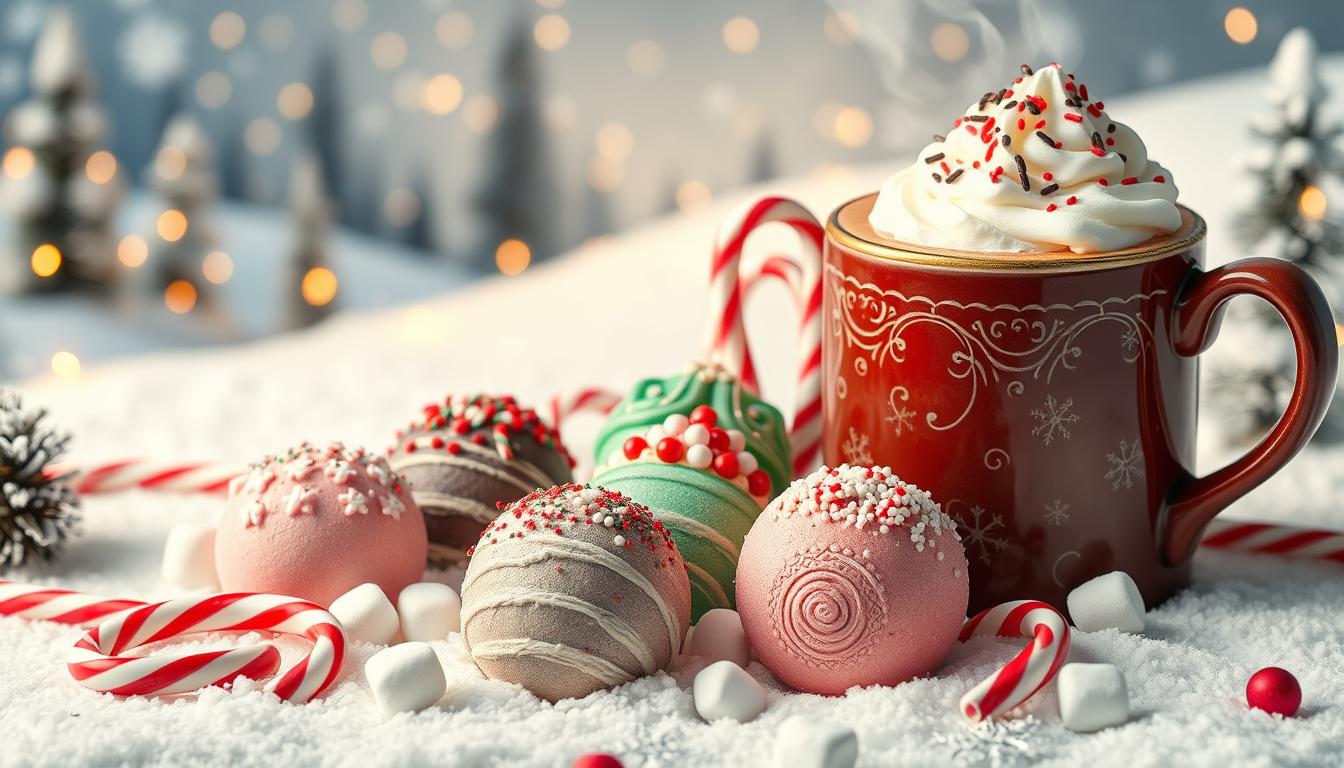 North Pole Hot Cocoa Bombs Recipe