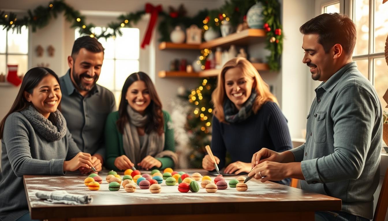 Christmas Ornament Macarons Recipe