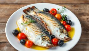 Baked Grouper with Tomatoes and Olives Recipe