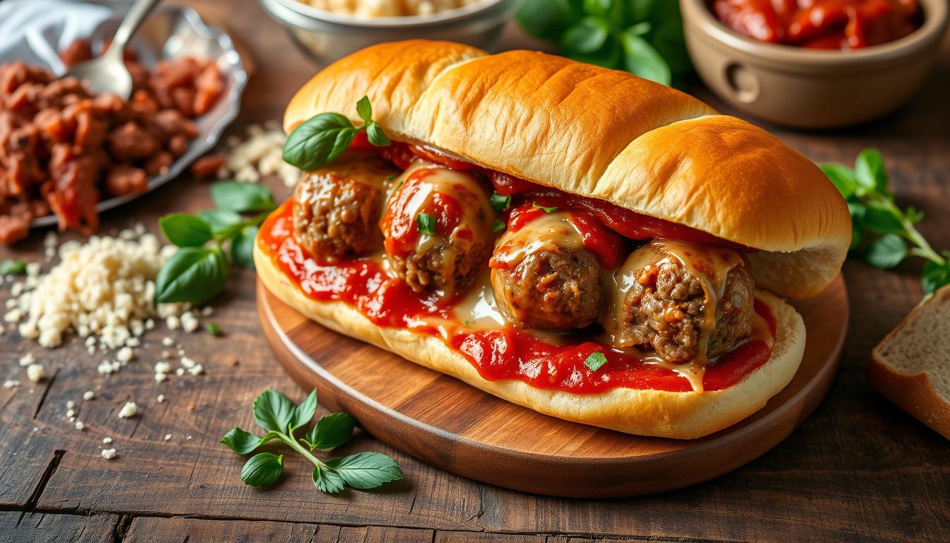 Easy Beef Meatball Subs Recipe