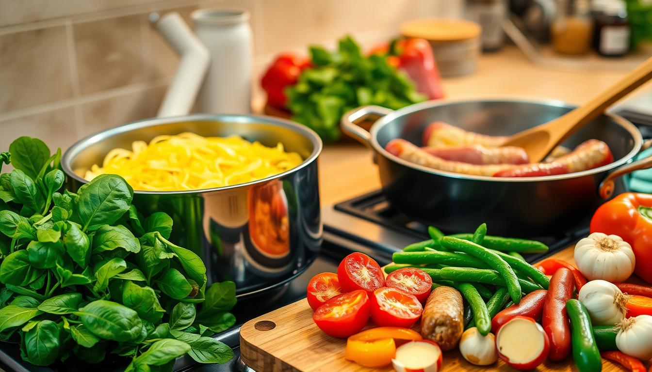 Easy Sausage and Spinach Pasta Recipe