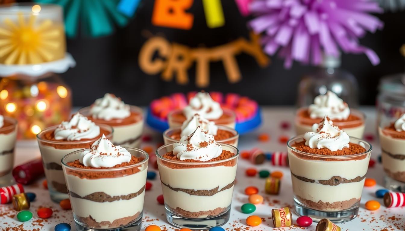 Tootsie Roll Mousse Cups