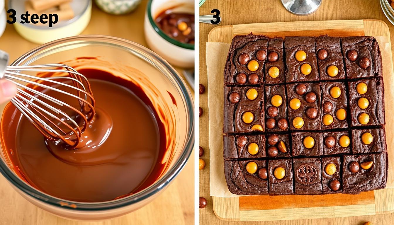 Rolo Pretzel Brownies